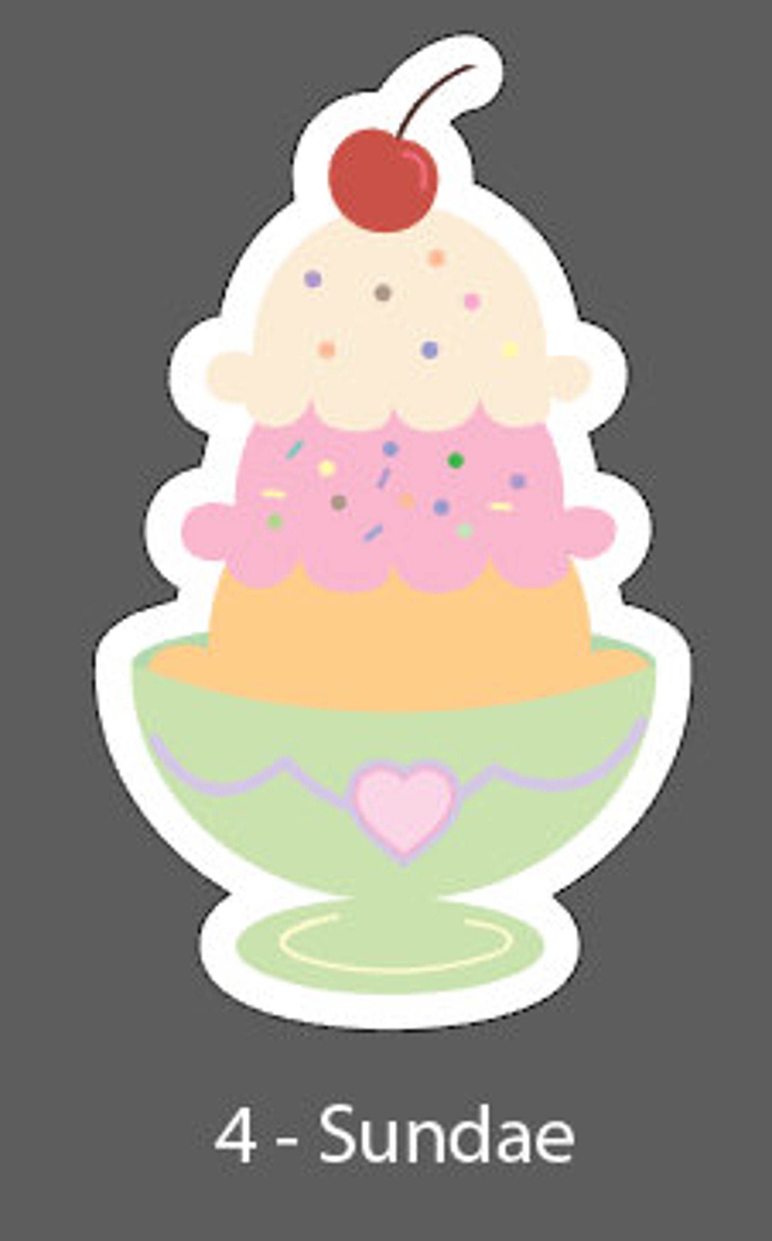Ice Cream Sticker Icecream Sticker Ice Cream Ice Cream - Etsy