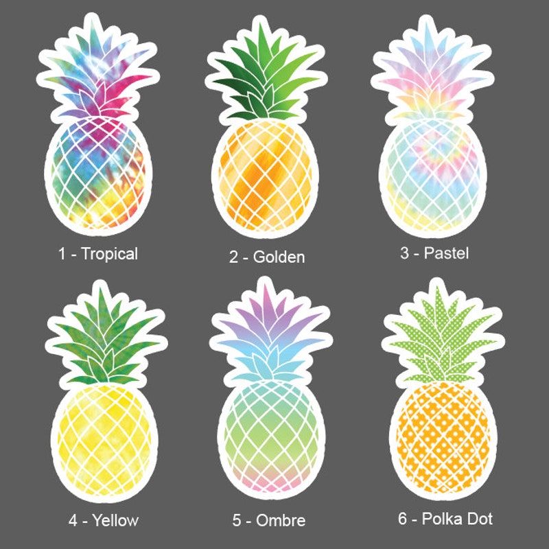 Pineapple Sticker - Etsy