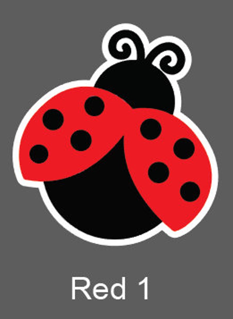 Lady Bug Sticker - Ladybug Sticker - Water Bottle Sticker - Laptop ...