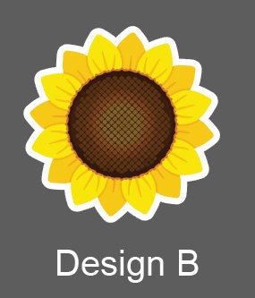Sun Flower Sticker - Sunflower Sticker - Water Bottle Sticker - Laptop ...