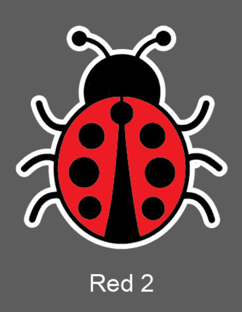 Lady Bug Sticker Ladybug Sticker Pegatina de botella de - Etsy España