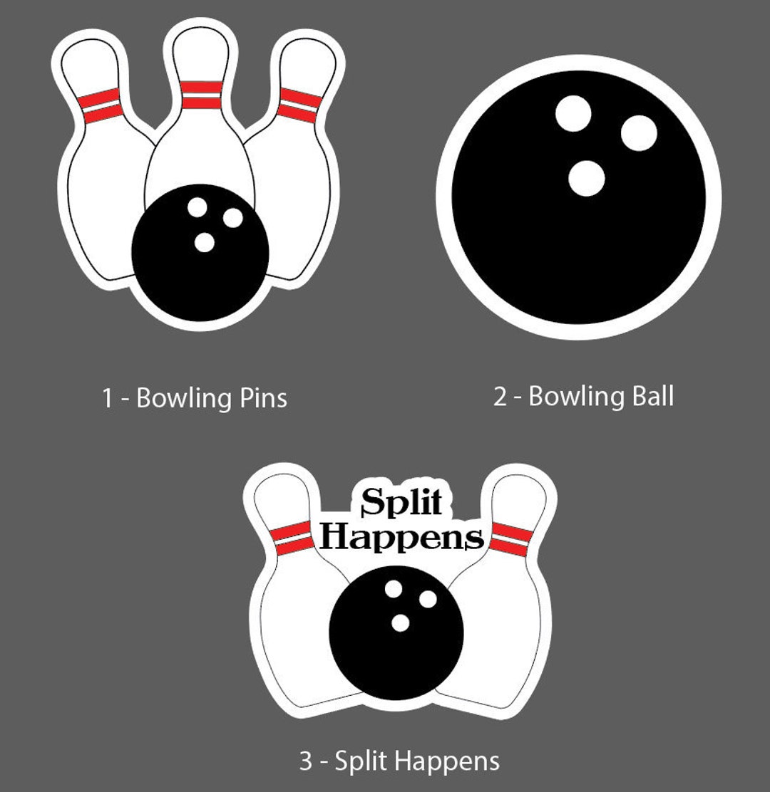 Bowling Sticker - Bowling - Water Bottle Sticker - Laptop Sticker ...