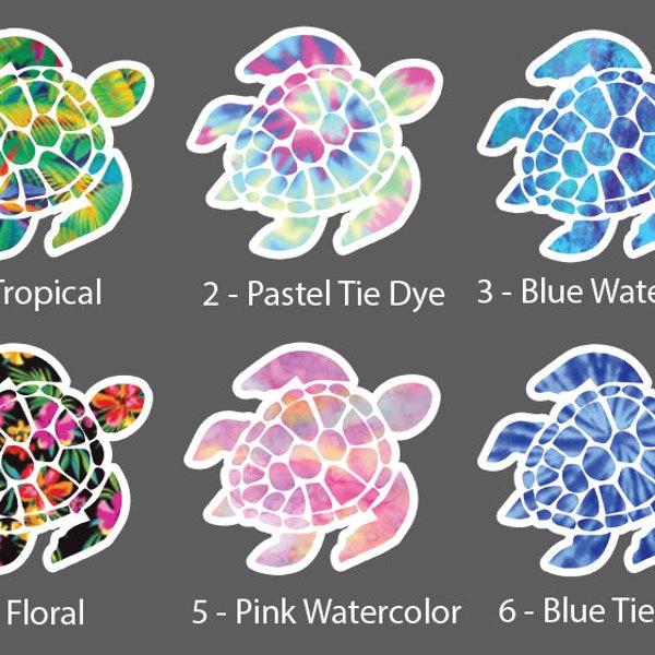 Colorful Sea Turtle - Etsy
