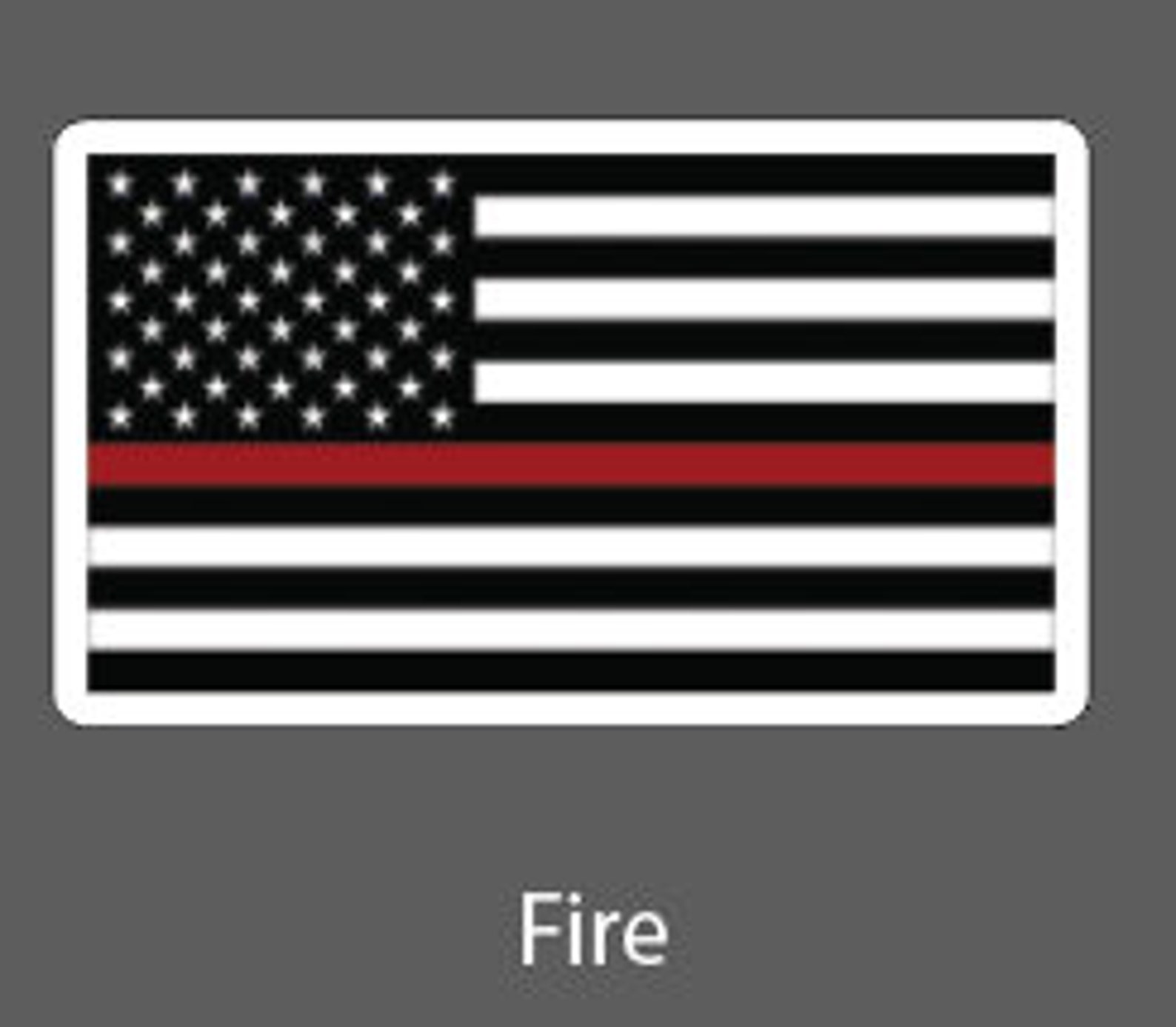 American Flag Sticker - First Responder Flag Sticker - Water Bottle ...