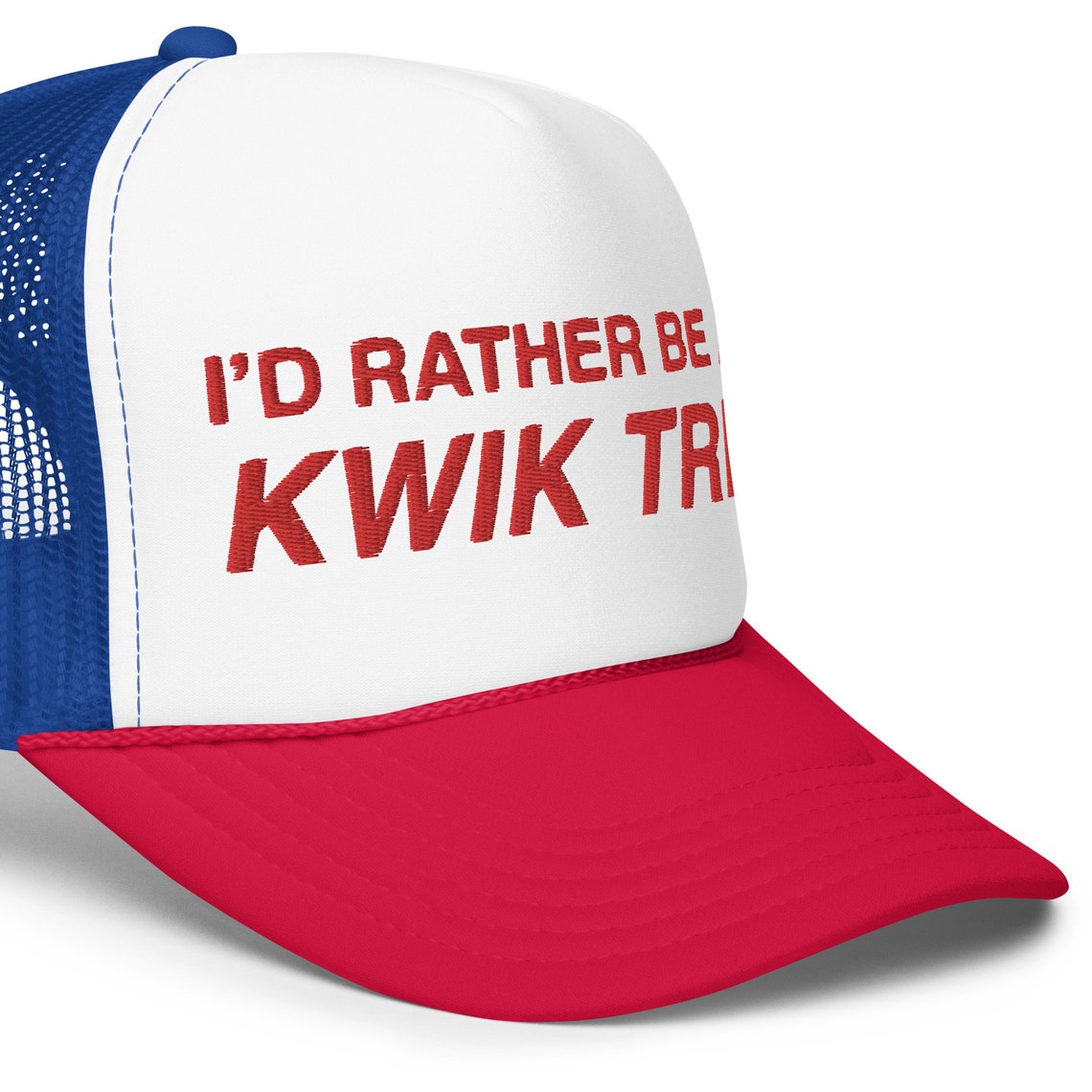 Id Rather Be at Kwik Trip Trucker Hat for Midwestern Drivers Residents ...