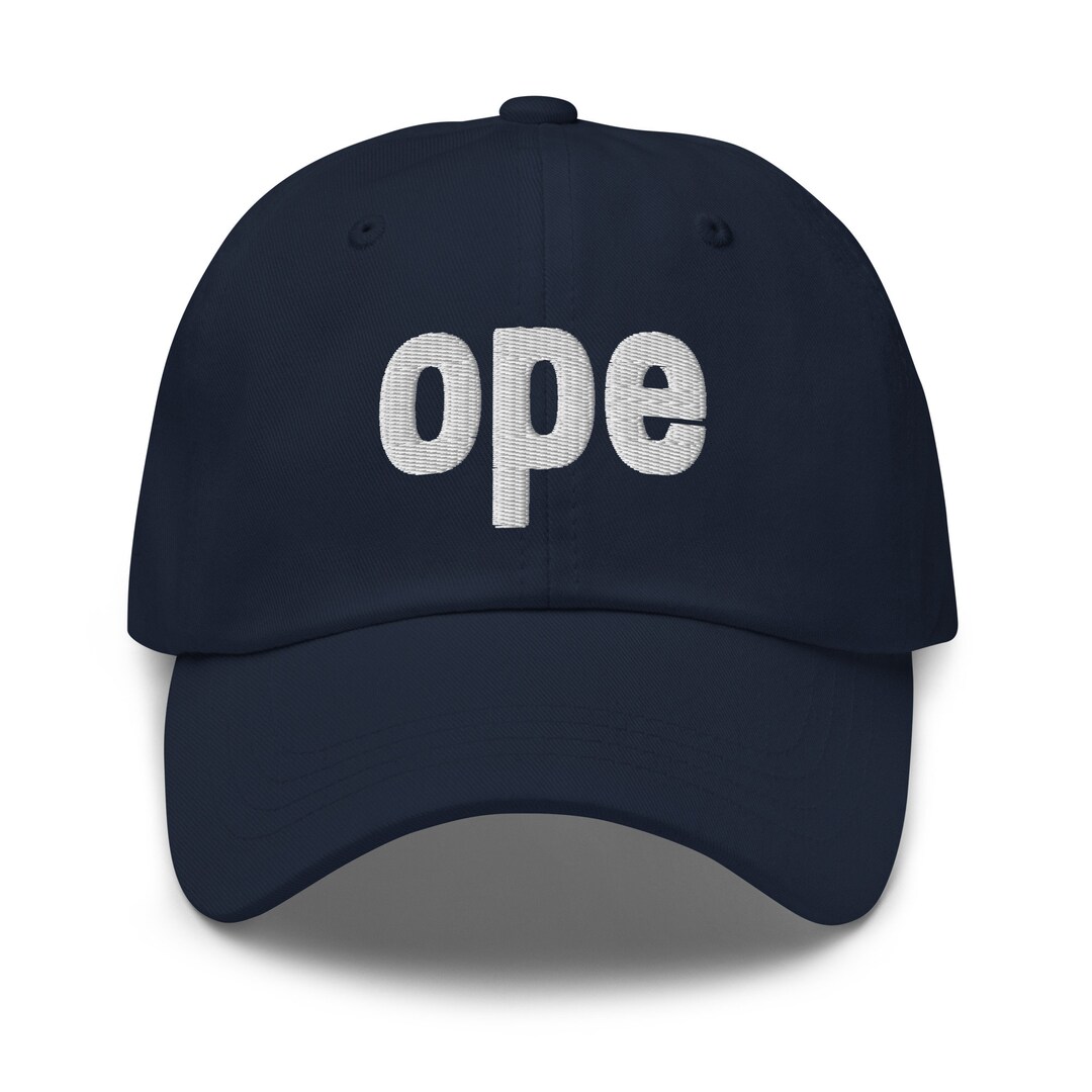 Ope Embroidered Dad Hat/baseball Cap - Etsy