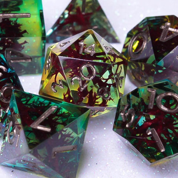 Clear Dice Set - Etsy