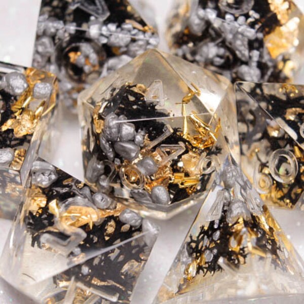 Black Dice Set - Etsy