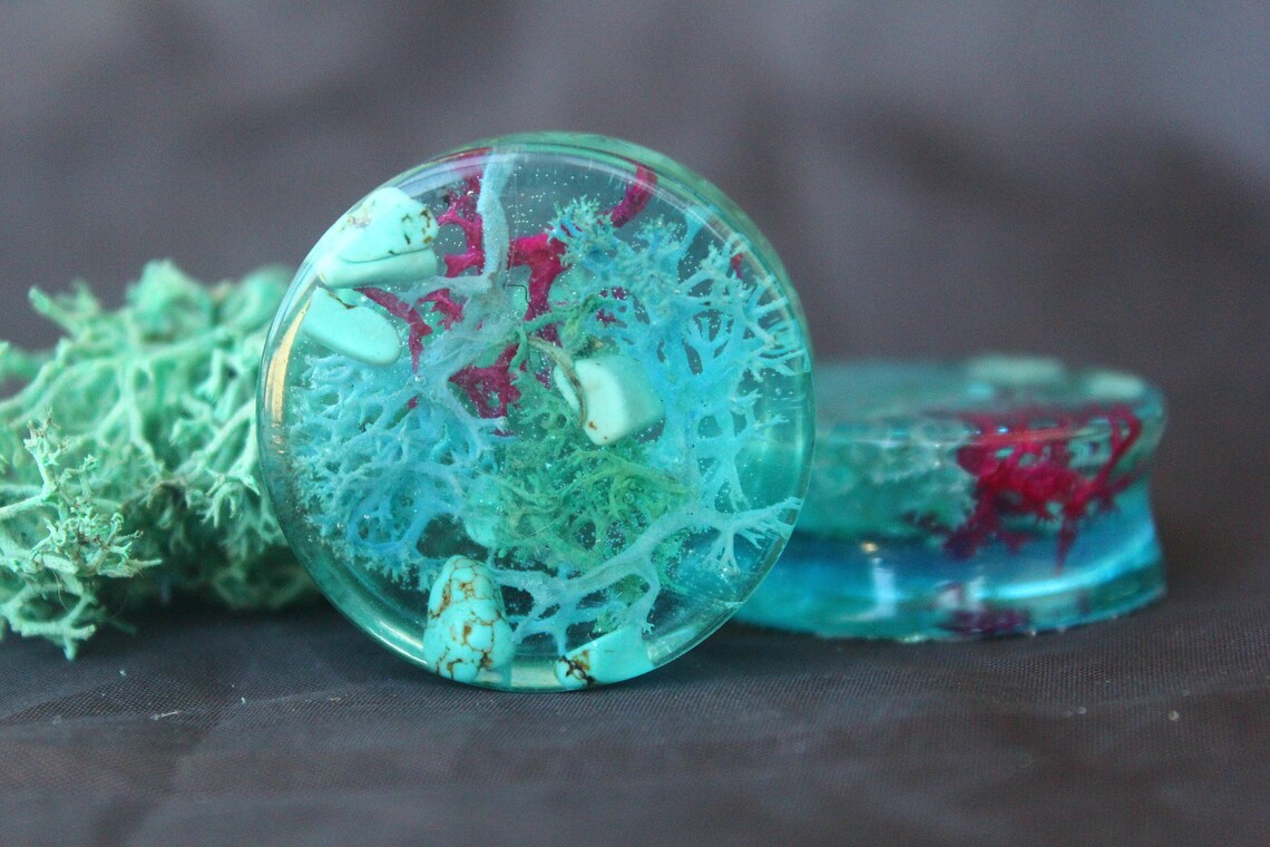 Blue Stone Ear Plug Gauges With Moss And Turquoise Stone 0g Etsy blue-stone-ear-plug-gauges-with-moss-and-turquoise-stone-0g-etsy