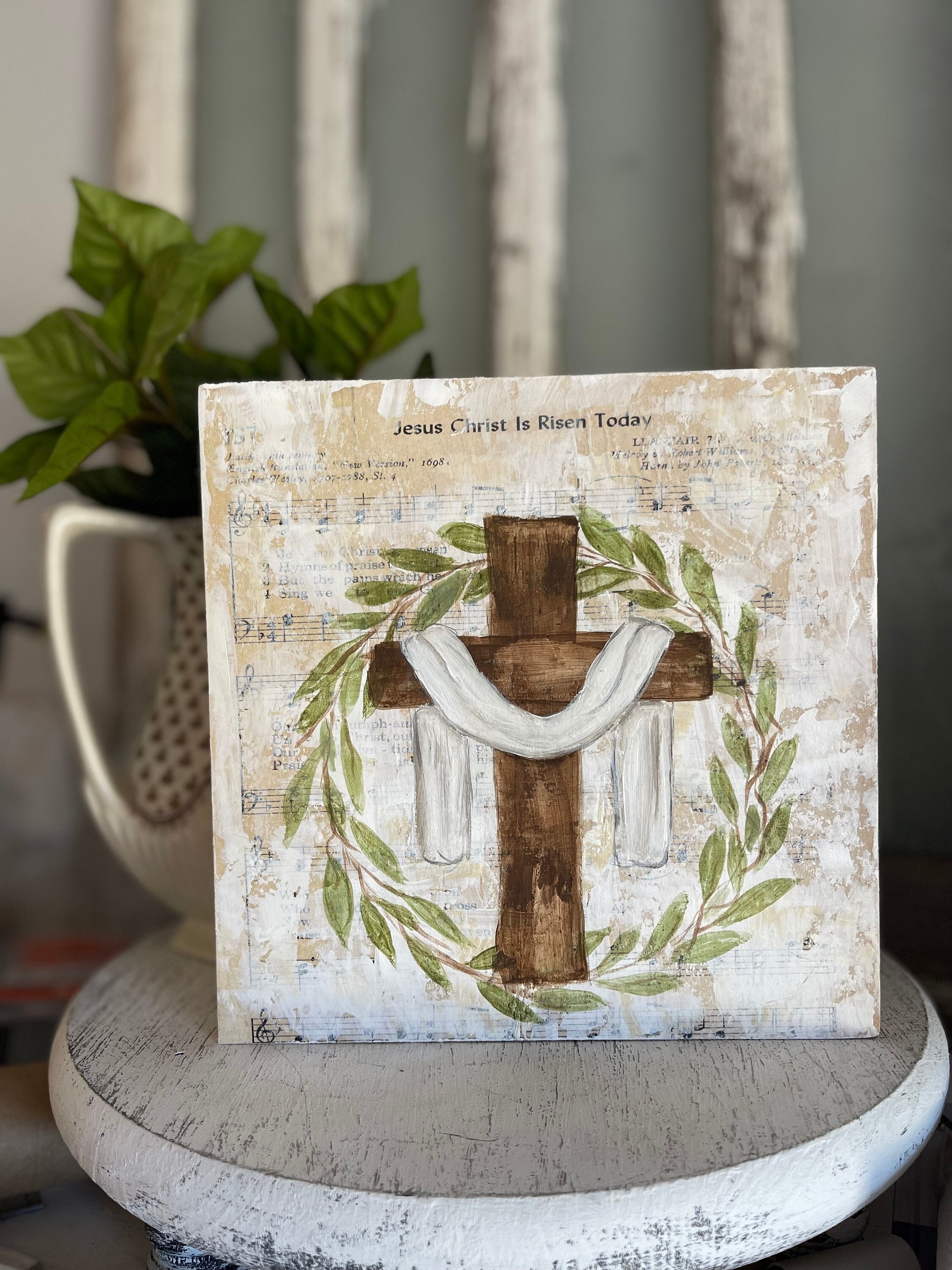 Christian Easter Painting | Religious Hymn Painting | Easter Hand ...