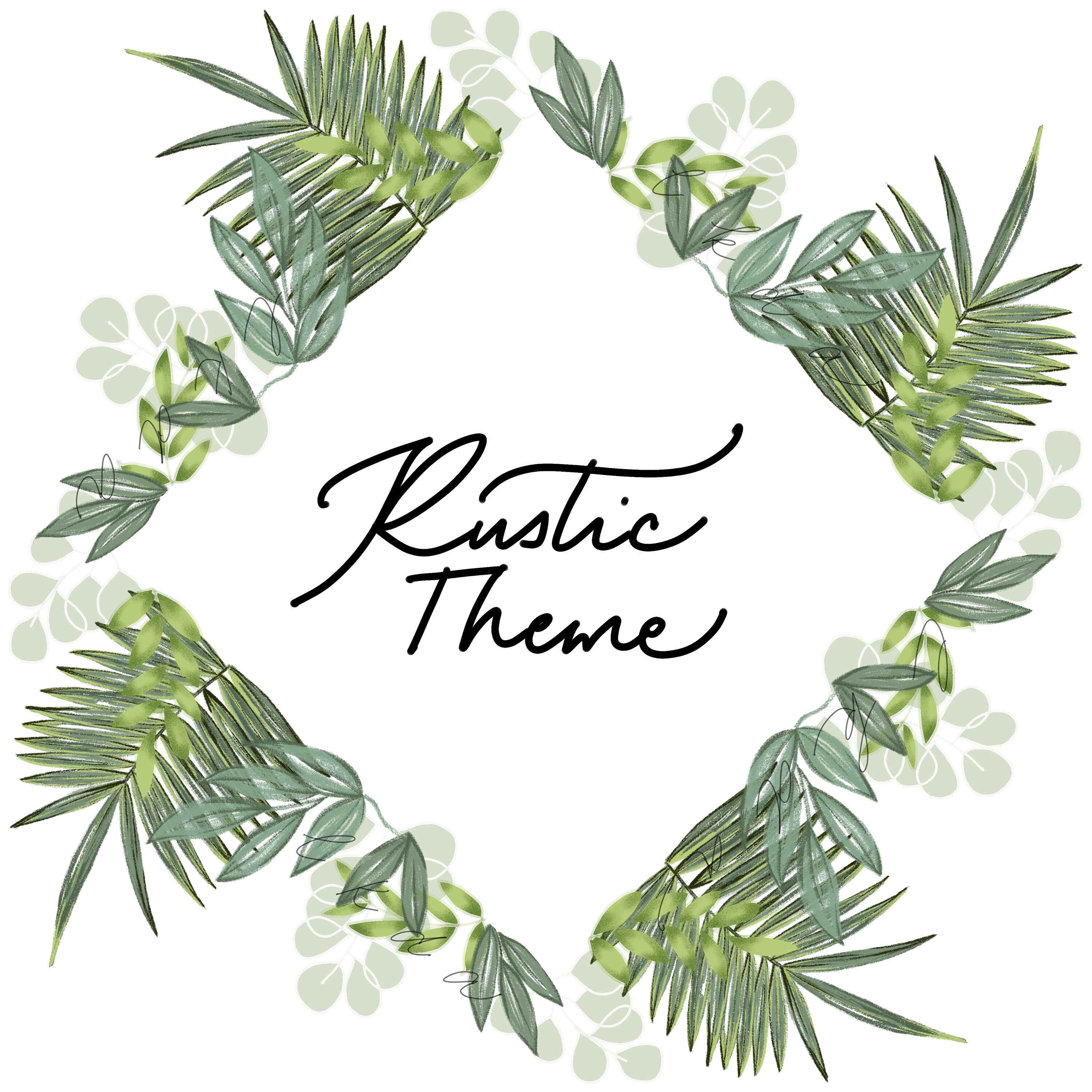 Rustic Border Designs With Transparent Background - Etsy