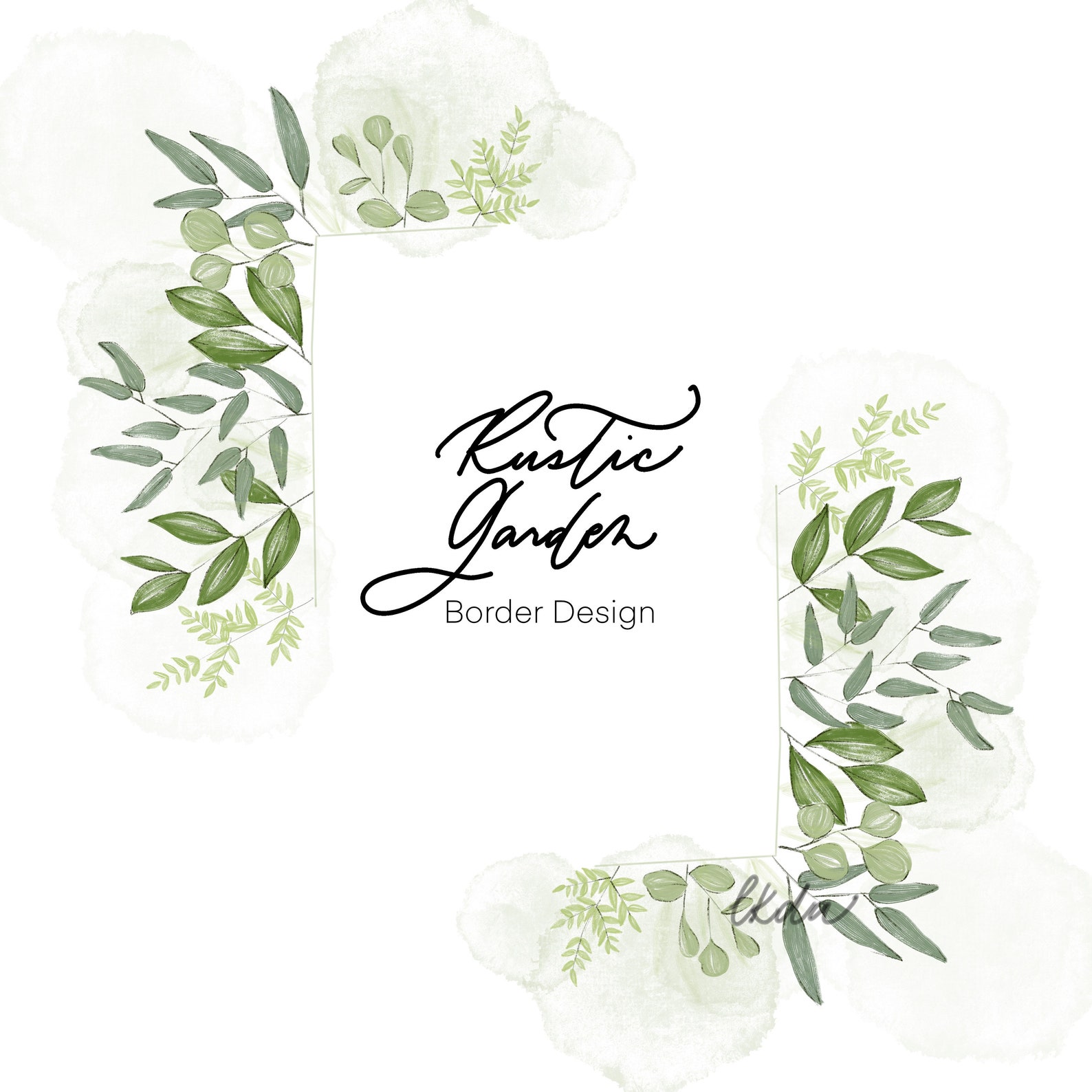 Rustic Border Designs With Transparent Background - Etsy