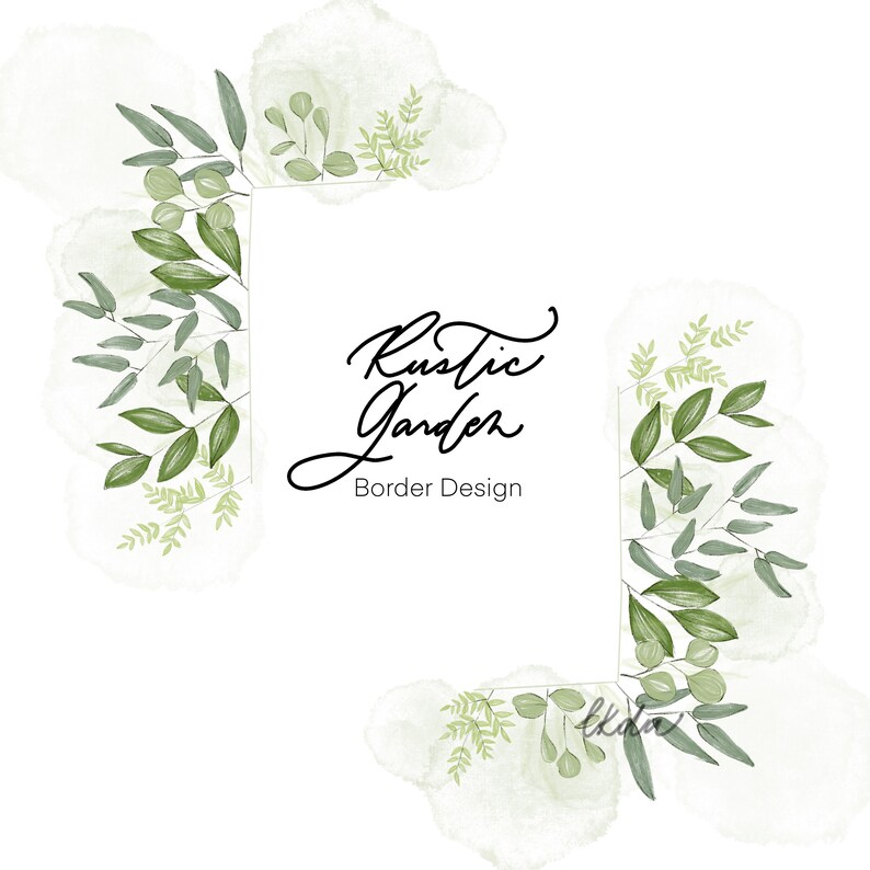 Rustic Border Designs With Transparent Background - Etsy