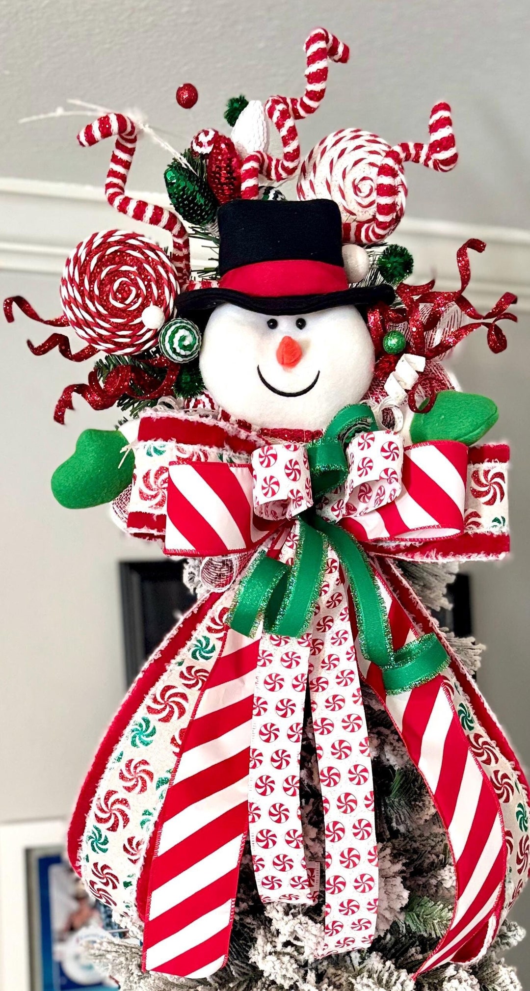 Christmas Tree Topper, Tree Topper, Elf Tree Topper - Etsy