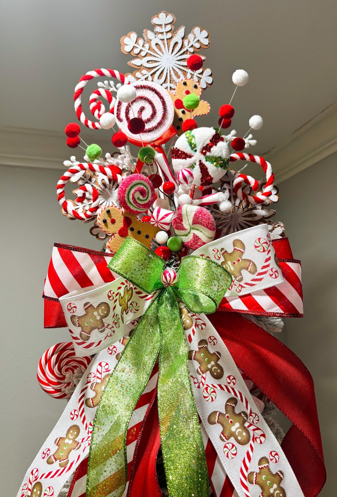 Tree Toppers, Christmas Tree Toppers, Tree Topper, Gingerbread Tree ...