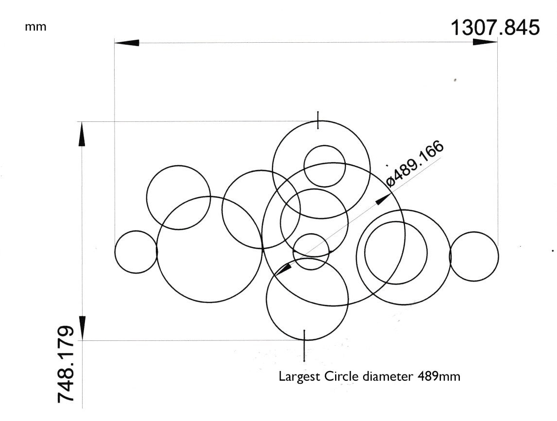 Metal Wall Art ,circles - Etsy