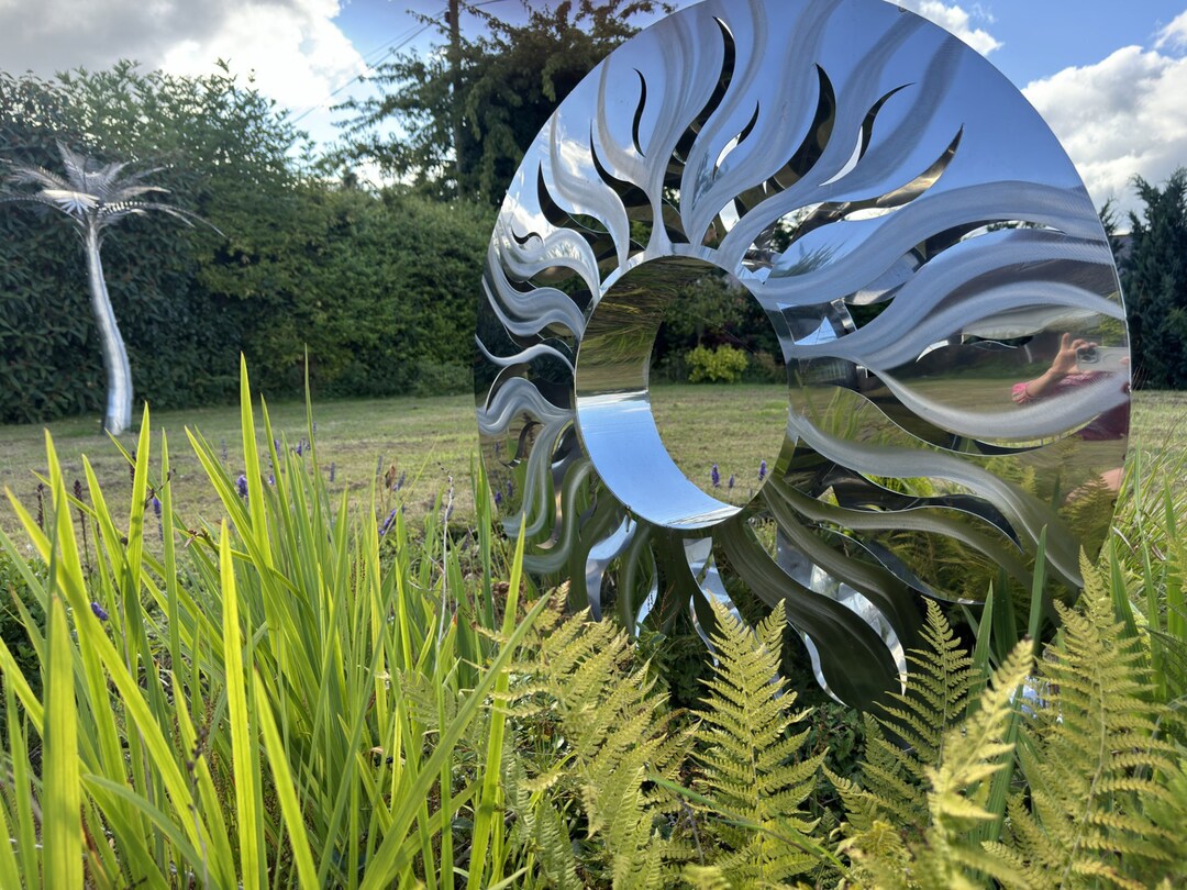 Large Garden Sculpture by Artist Sharon Dawkins - Etsy
