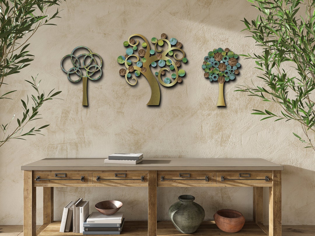 Tree Wall Art-outdoor Art-tree Wall Art-garden Decoration, Choice of ...