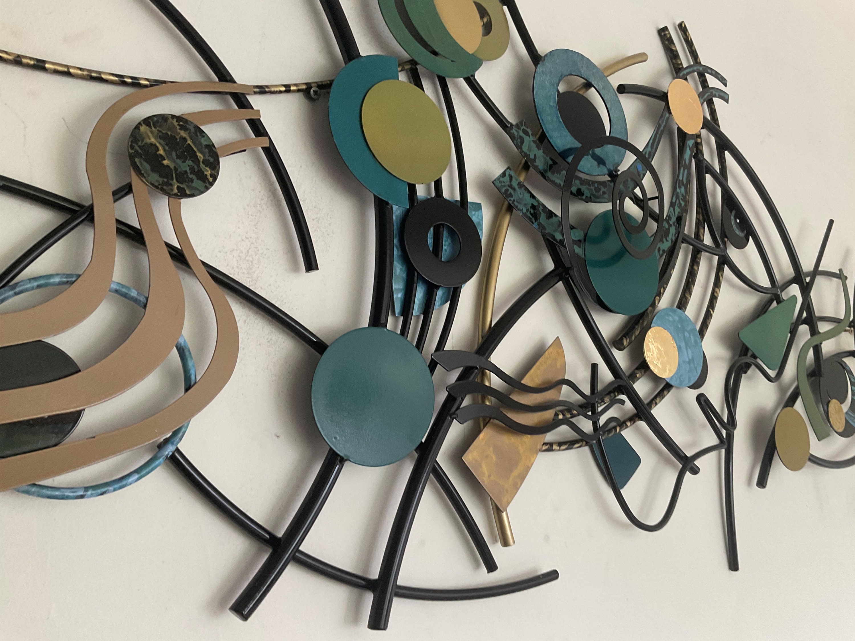 Large Abstrast Wall Art-metal Wall Art-art for Large Wall-unique ...