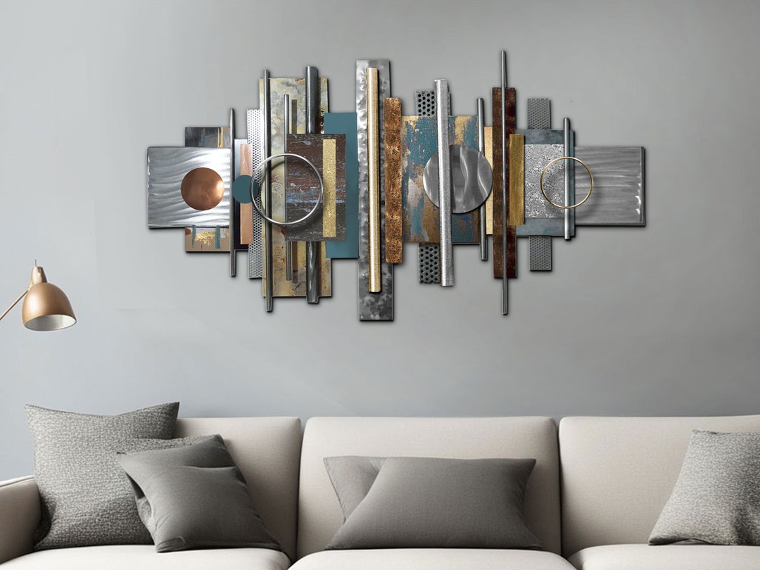 Metallic Abstract Art by the Sculpture Room -customisable Art-metal ...