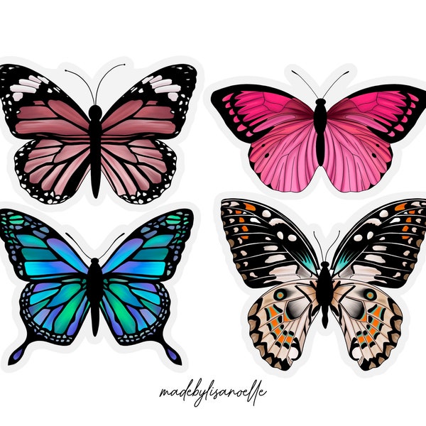 Butterfly Stickers - Etsy