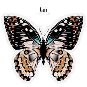 Small Butterfly Stickers, 2 Inch - 4 Colors, Butterfly Stickers, Vinyl ...