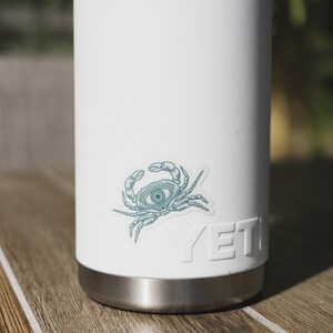 Crab Sticker, 2 Size Options - Aesthetic Crab - Evil Eye Crab ...