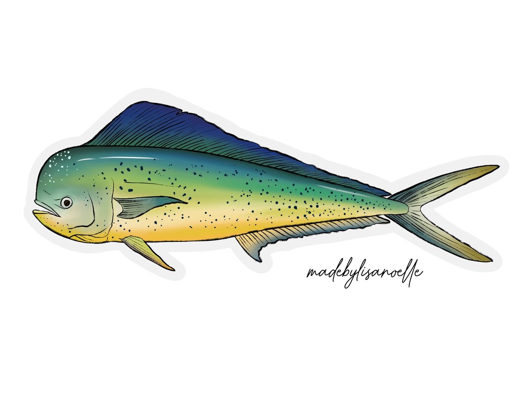 Mahi Sticker, 4 Inch - Etsy