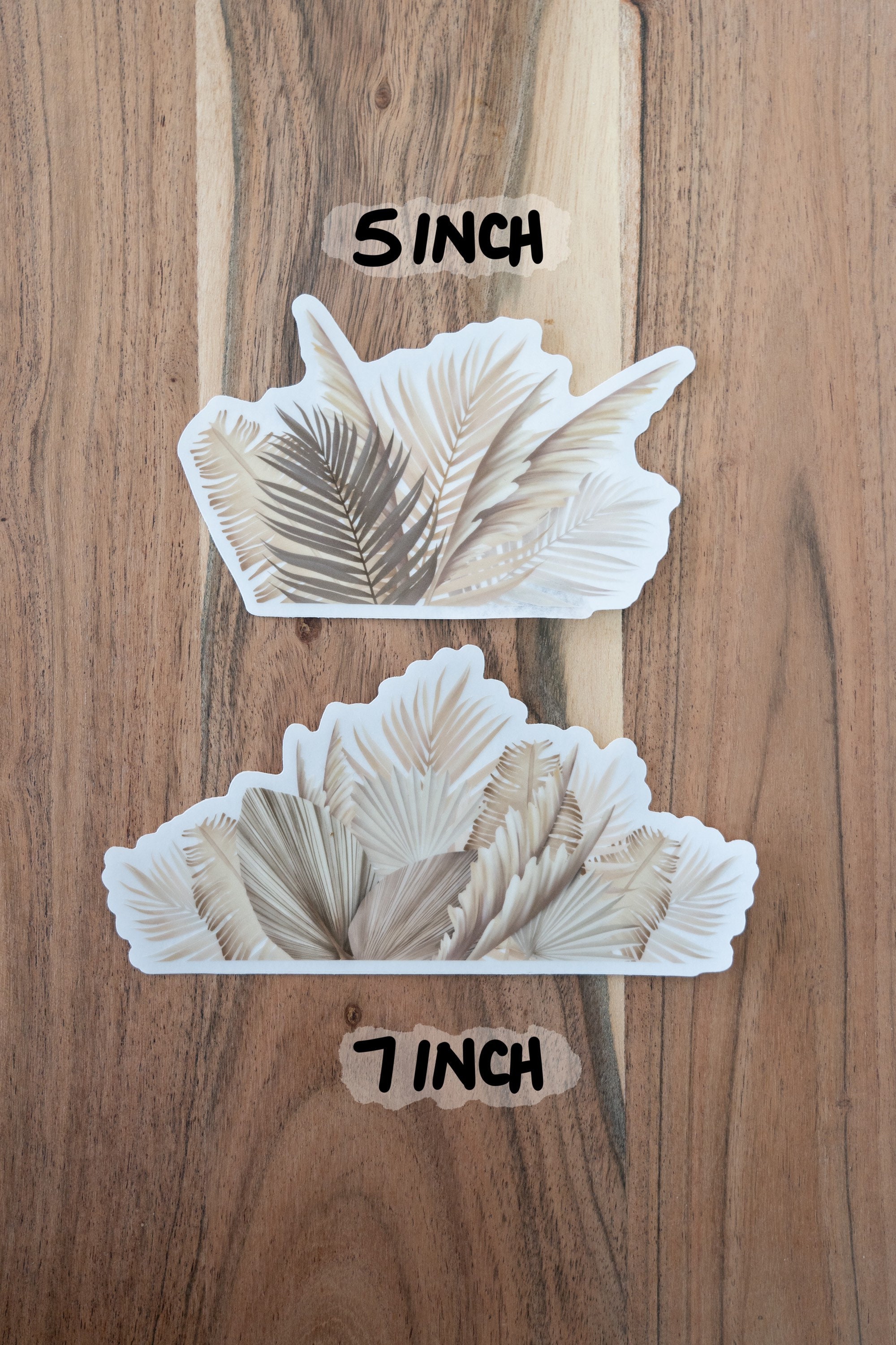 Dried Palm Sticker - Plant Sticker - Tropical Sticker - Yeti Sticker - Etsy