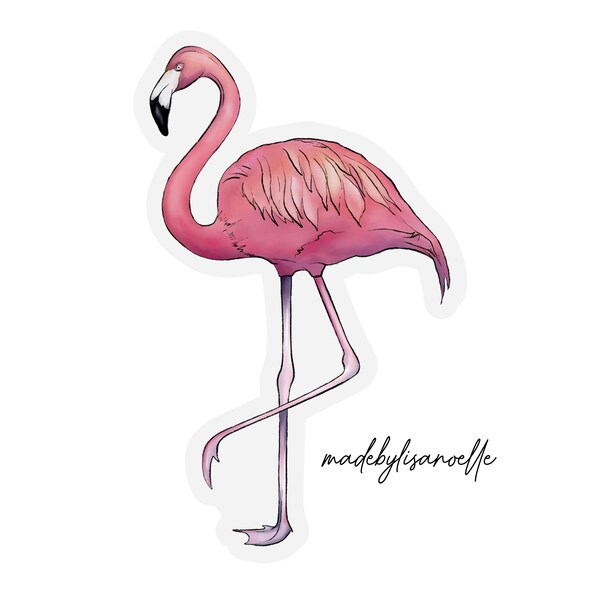 Flamingo Decal - Etsy