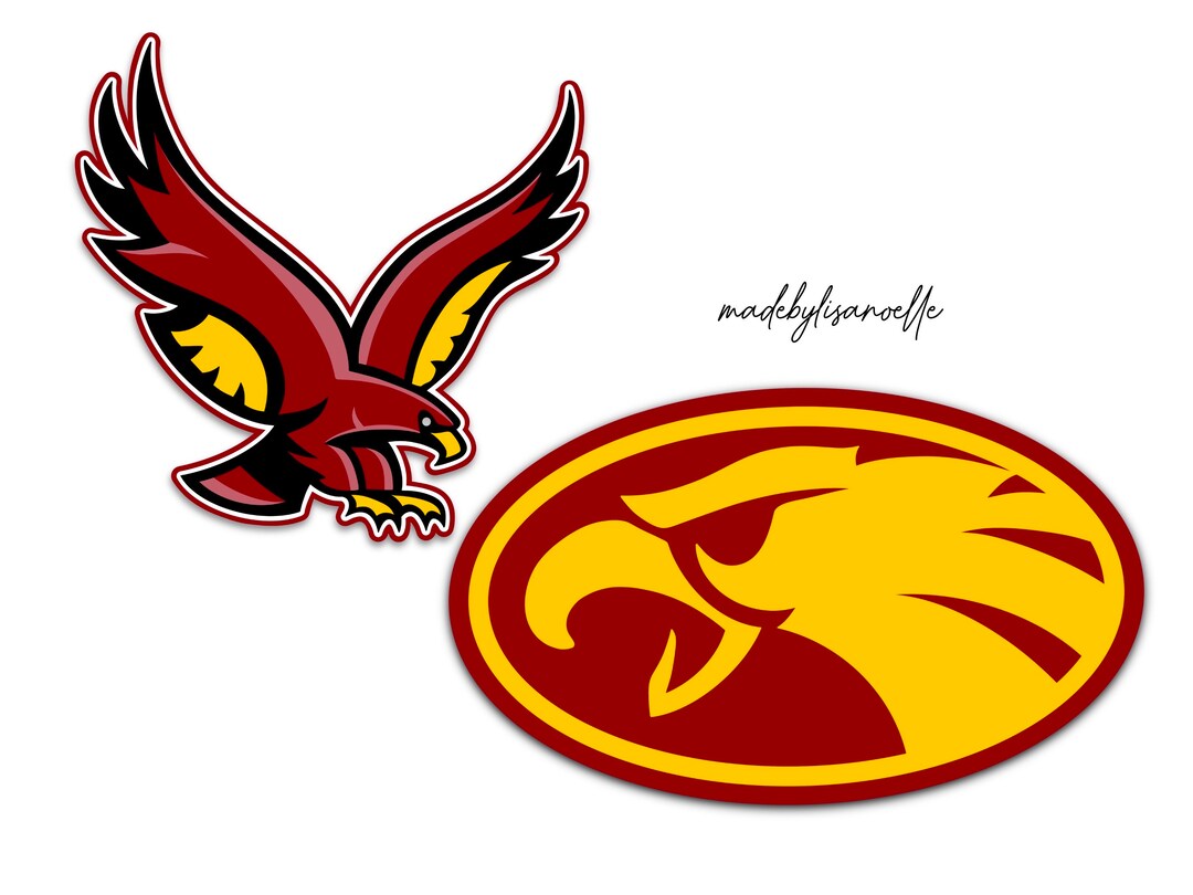 Golden Eagle Sticker - Yeti Sticker - Water Bottle Sticker - 2 Versions ...