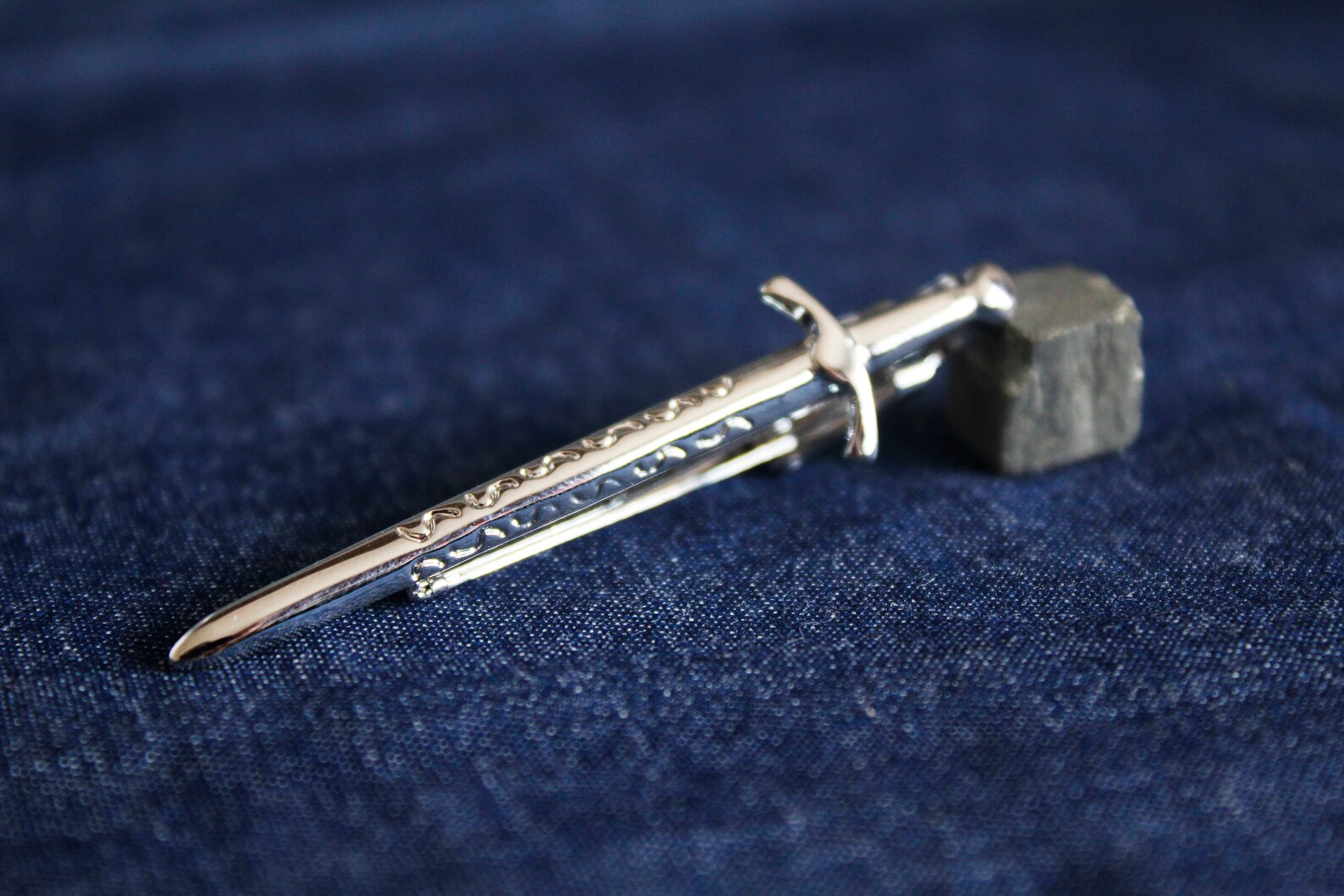 Silver Brave Sword Tie Clip - Etsy