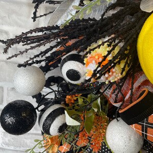 Candy Corn Swag, Over the Top Halloween Wreath, Pumpkin Swag Large ...