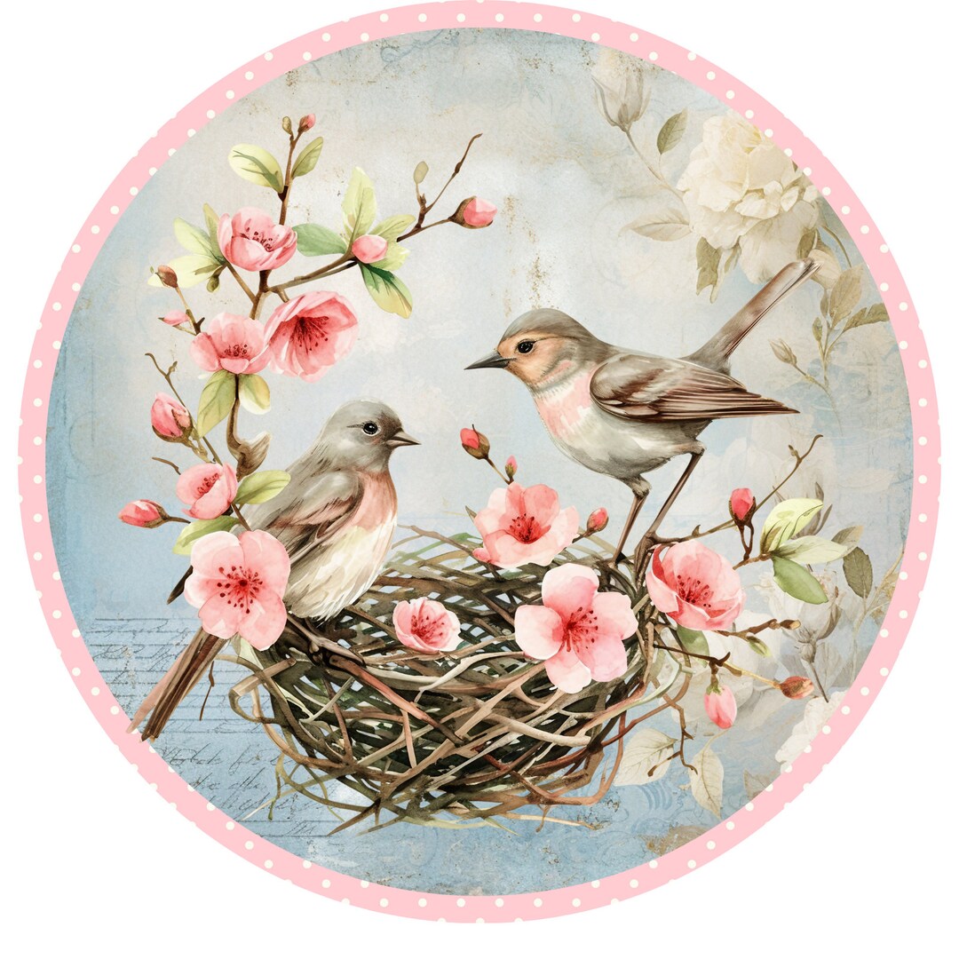 Spring Bird Sign, Bird Watcher, Bird Home Decor, Mother's Day Gift ...