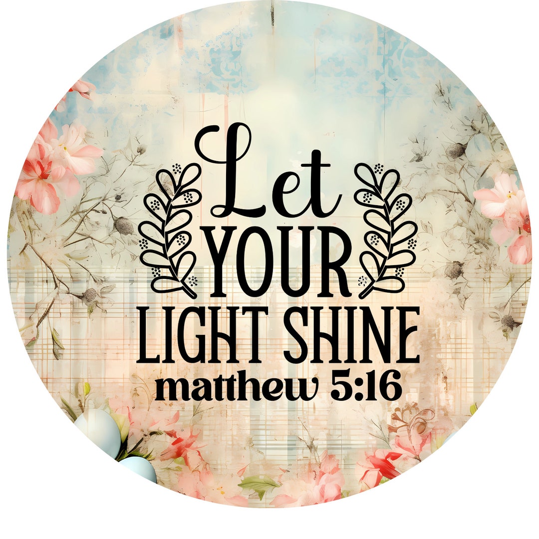 Jesus Everyday Sign, Religious Sign for Wreath, Church Decor ...