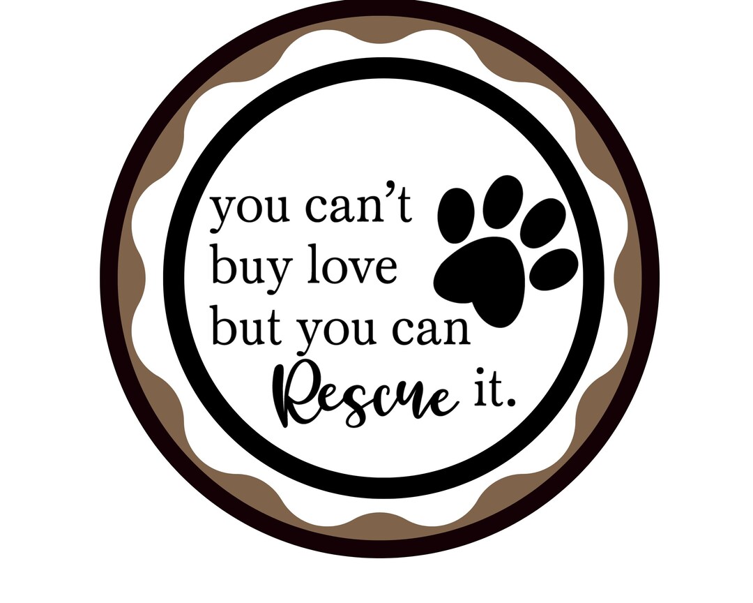 Dog Rescue Sign, Rescue Dog Gift, Dog Lover Gift for Her, Welcome ...