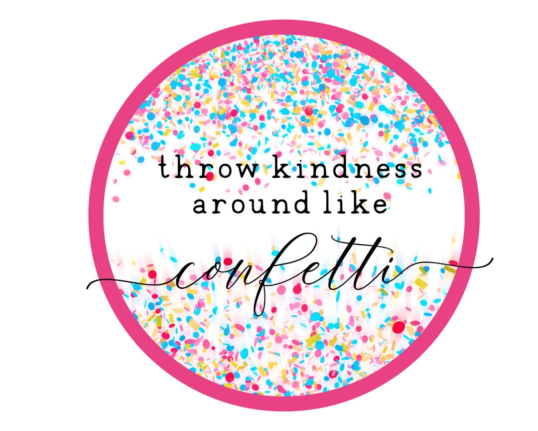 Kindness Sign for Wreath, Confetti Wreath Sign, Welcome Sign for Front ...