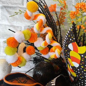 Candy Corn Swag, Over the Top Halloween Wreath, Pumpkin Swag Large ...