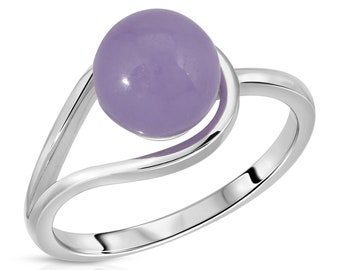 Lavender Jade Ring | Etsy