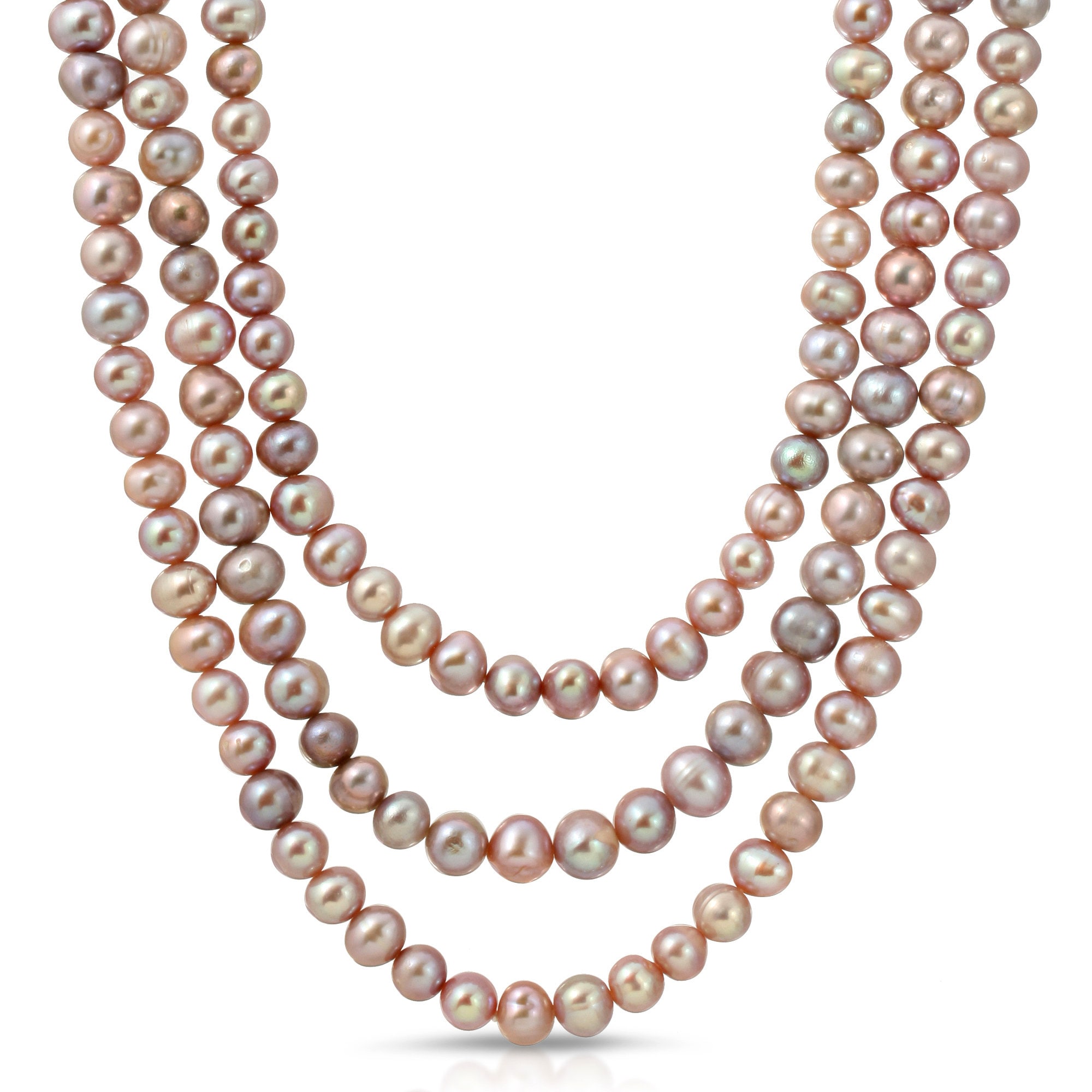 Rope Necklace Natural Pearls Endless Necklace Classic Rope - Etsy