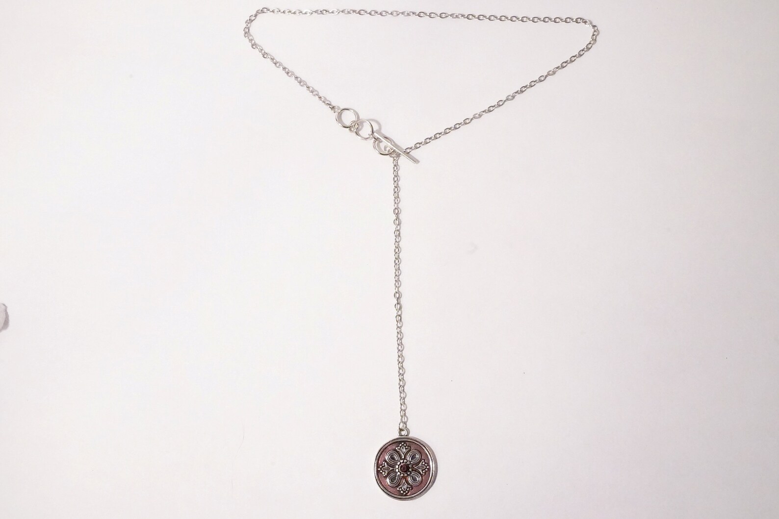 Antique Style Pendant on a Stainless Steel Chain - Etsy