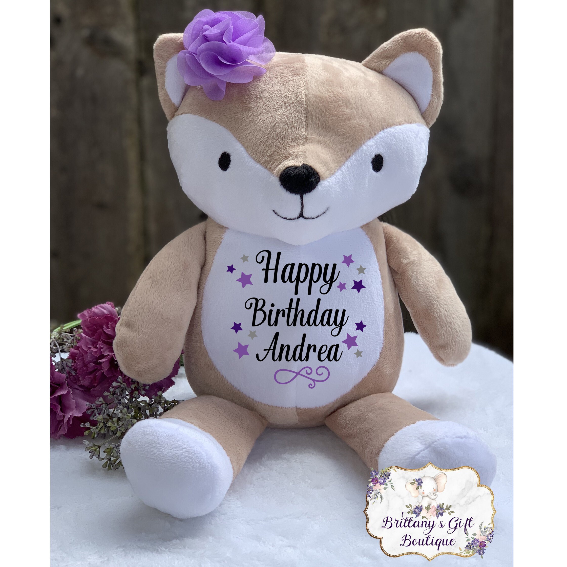 Birthday gift birthday stuffed animal 1st birthday gift | Etsy