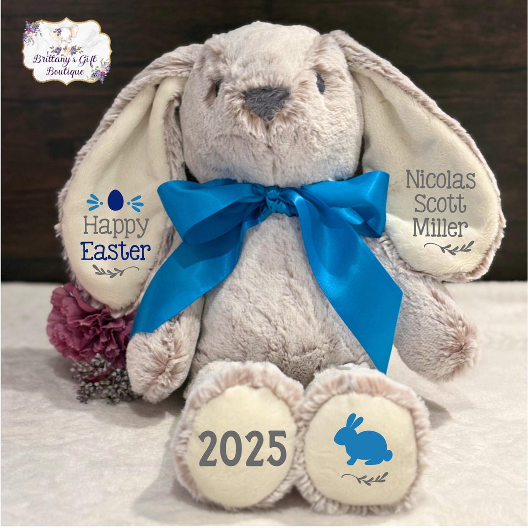 Happy Easter, First Easter Bunny, Easter Gift, Niece Gift, Nephew Gift ...