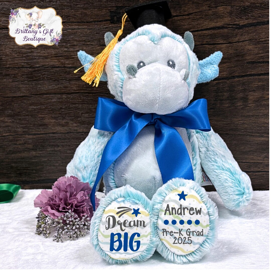 Personalized Dragon Graduation Plush: Class of 2025 Gift - Etsy