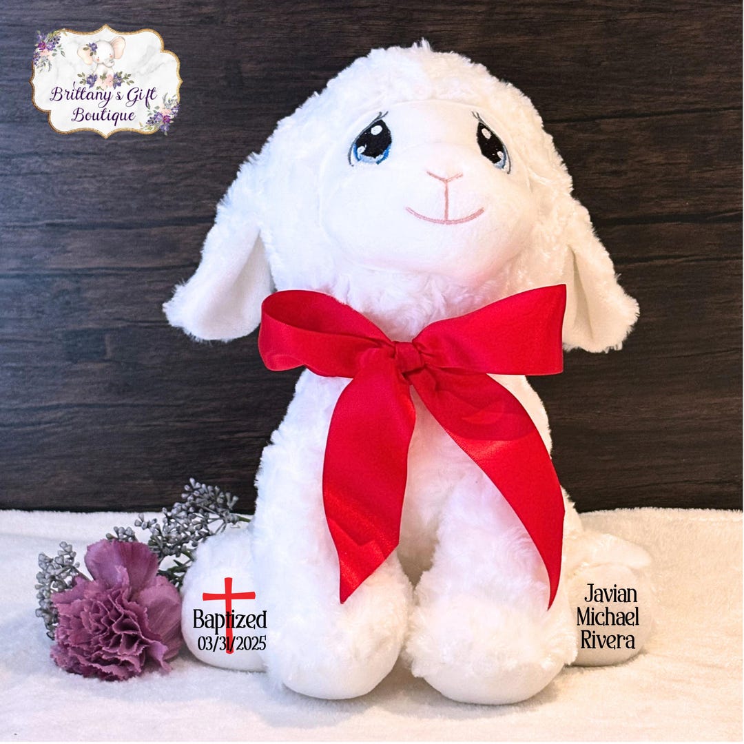 Baptism Gift, Lamb of God, Lamb Baptism Keepsake, Religious Keepsake ...