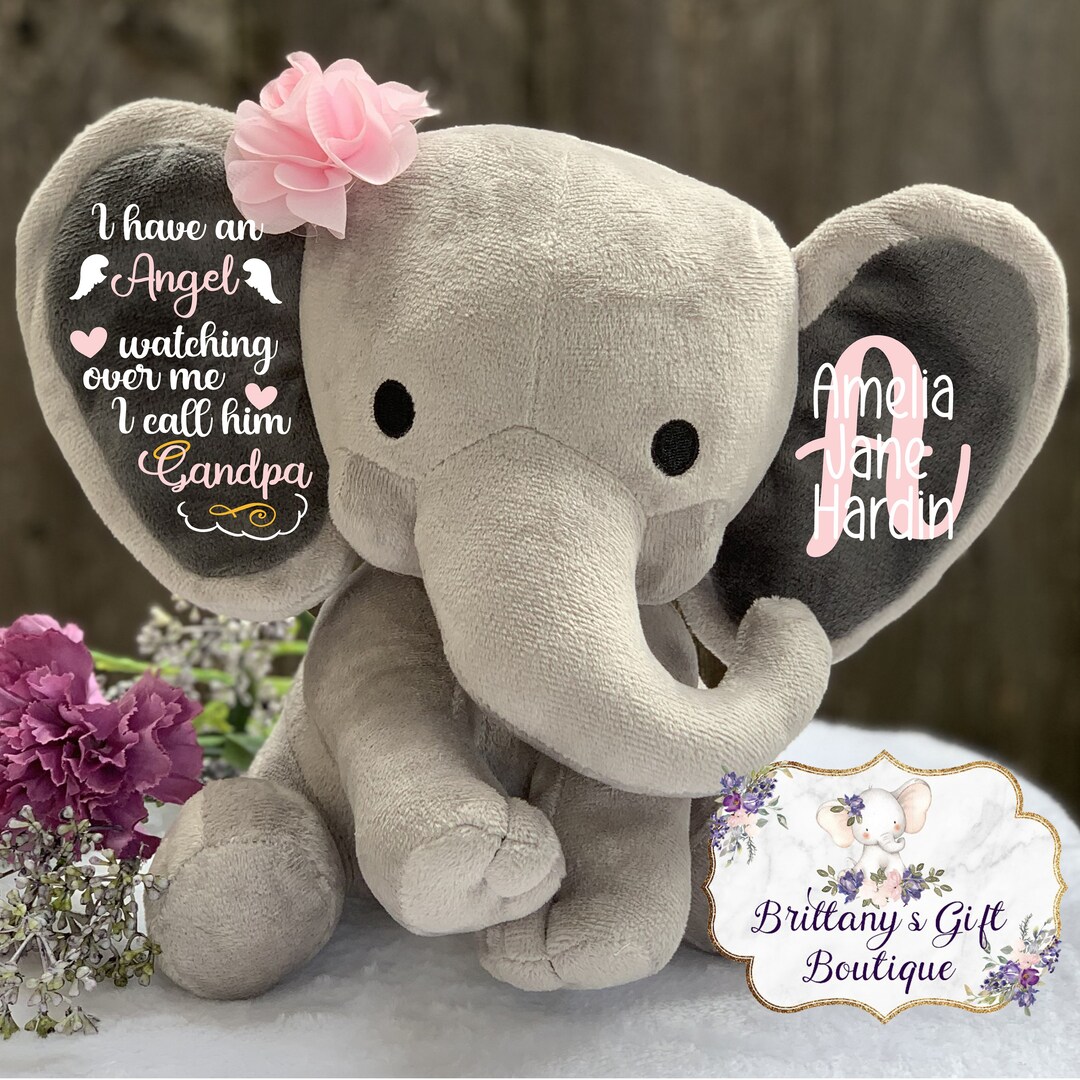 Loss Gift for A Child, Grandparent Loss Gift, Personalized Stuffed ...