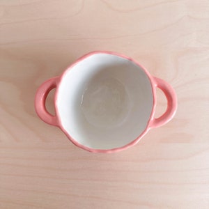 Small Pink Heart Bowl, Ceramic Pottery, Handmade, Cute Fun Quirky, Gift ...