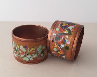 Enamel on copper | Etsy