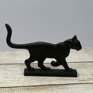 Cast Iron Black Cat Figurine Miniature Boot Scraper - Etsy