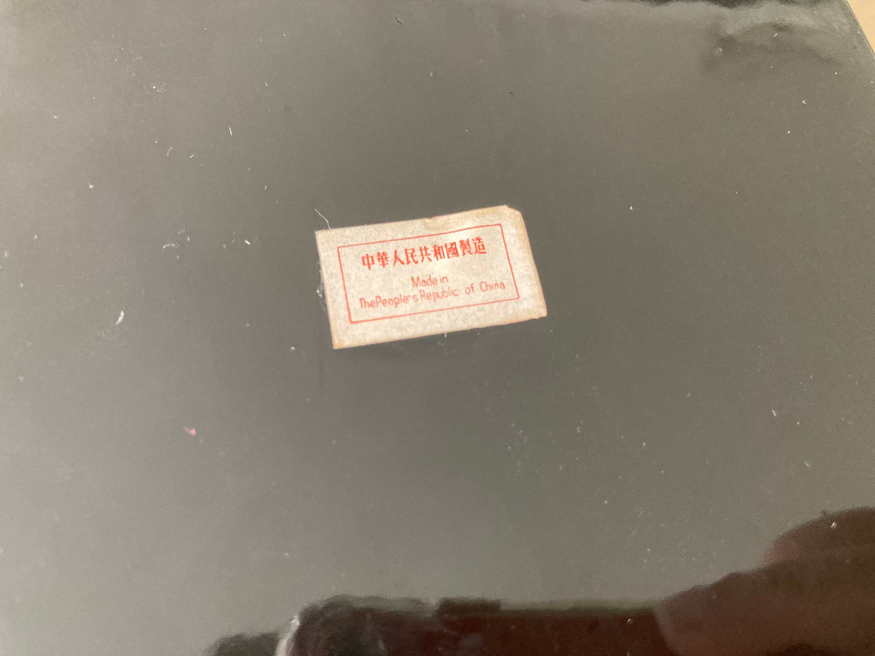 Vintage Chinese Lacquered Papier Mache Box Hexagonal Phoenix | Etsy UK